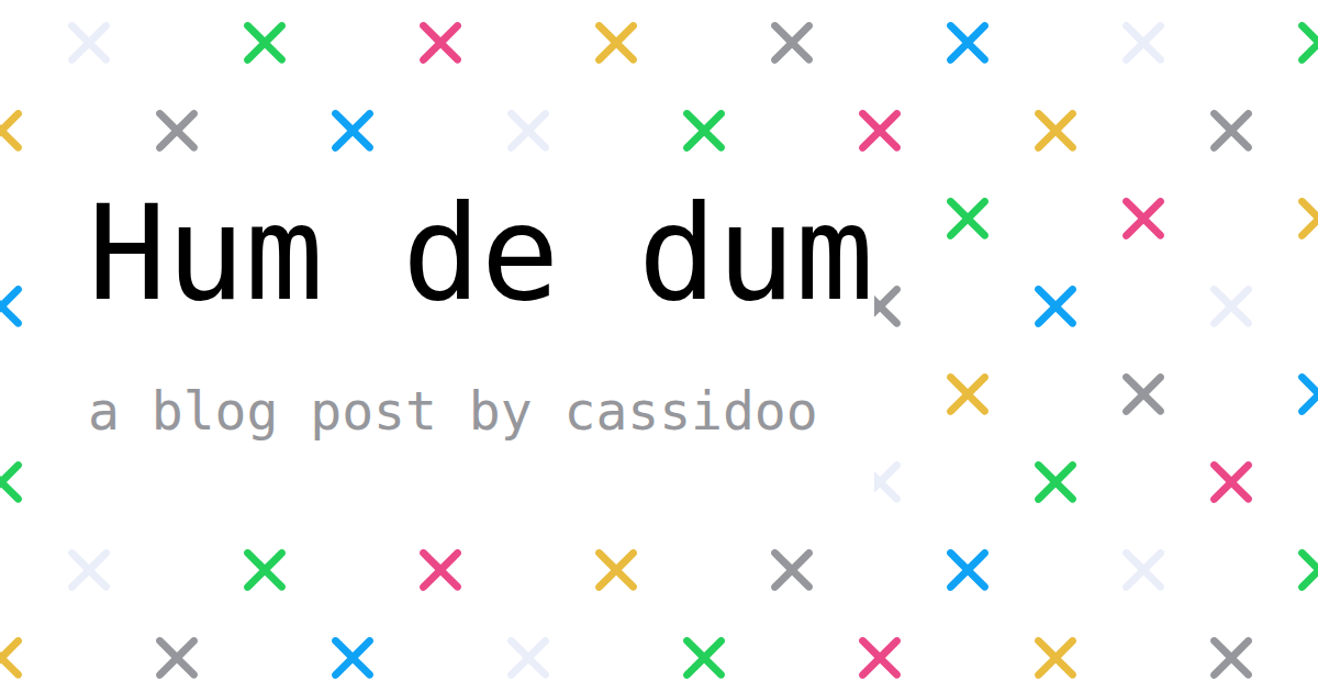 Hum de dum